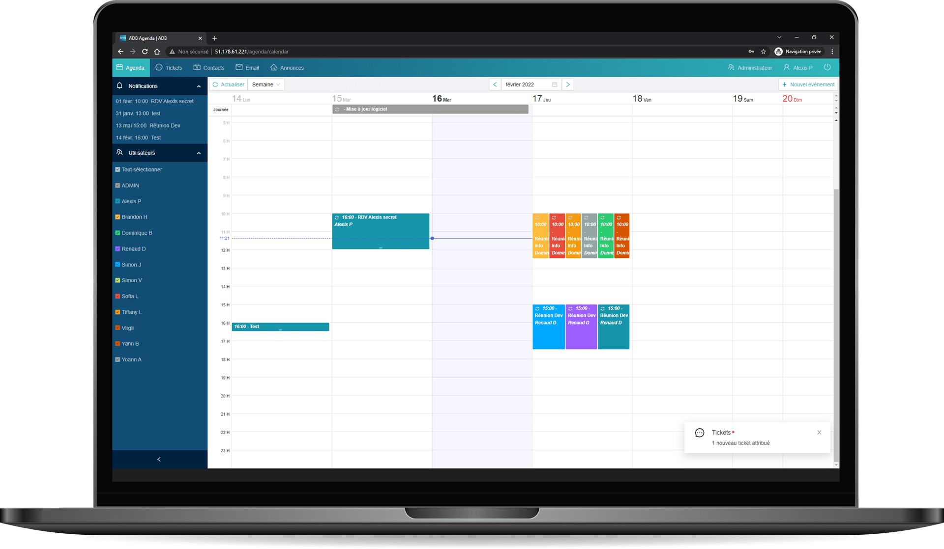 Agenda - ADB Informatique